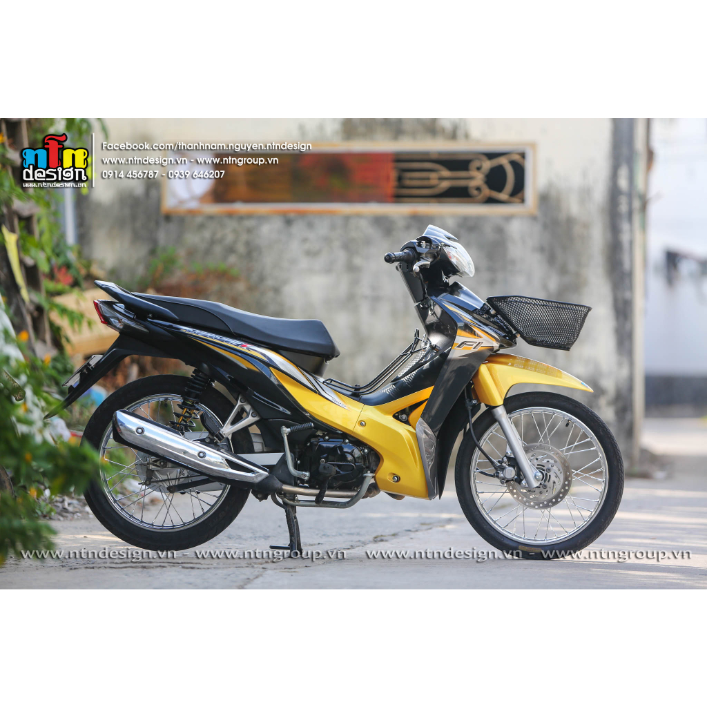 Tem Wave 110i - mẫu n01 (Vàng đen) | Shopee Việt Nam