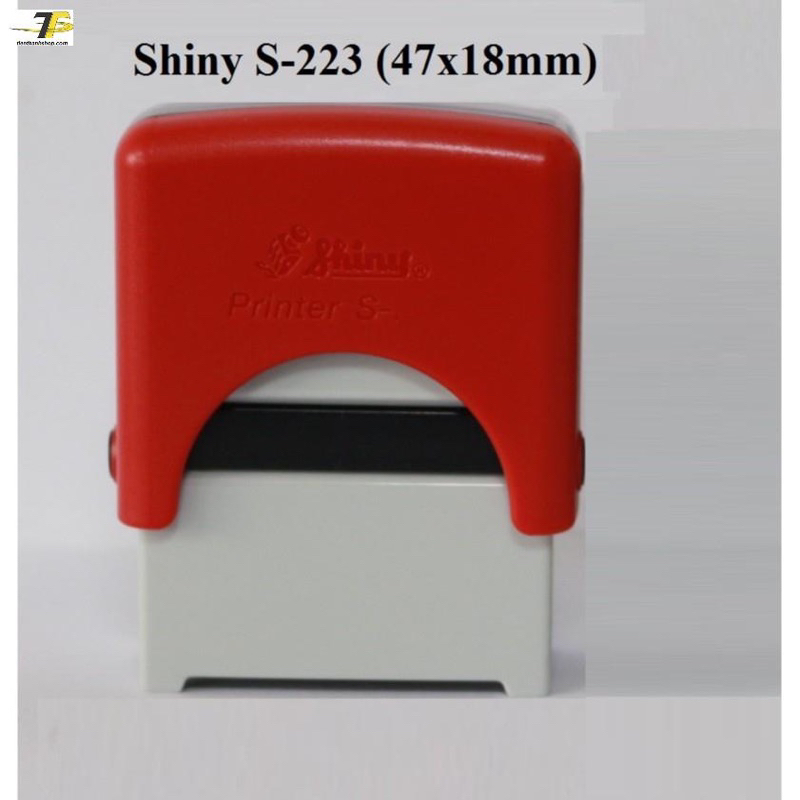 Khắc dấu 3 dòng - Dấu cửa hàng Shiny S-223 kt 47 x 18mm | Shopee Việt Nam
