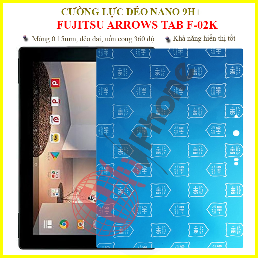 Dán cường lực dẻo nano cho Fujitsu Arrows tab F-02K 10.1 inch | Shopee ...