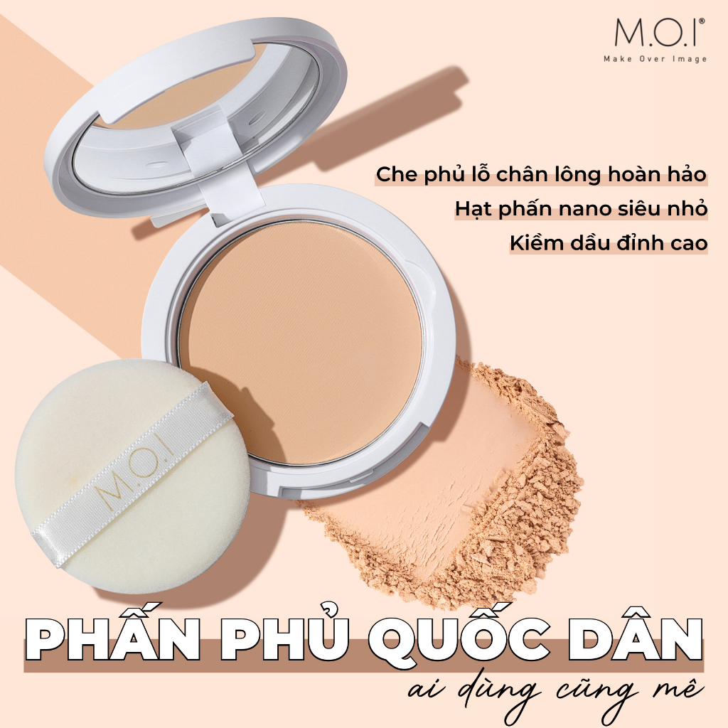 MOI Baby Skin Powder MOI Cosmetics Phấn phủ mềm mượt 10g | Shopee Việt Nam