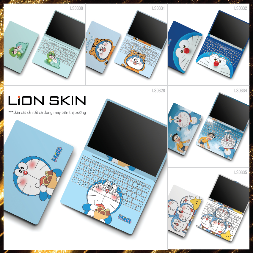 (GỬI MODEL KHI ORDER) Decal Dán Laptop Mẫu Doraemon - Miếng Dán Laptop ...