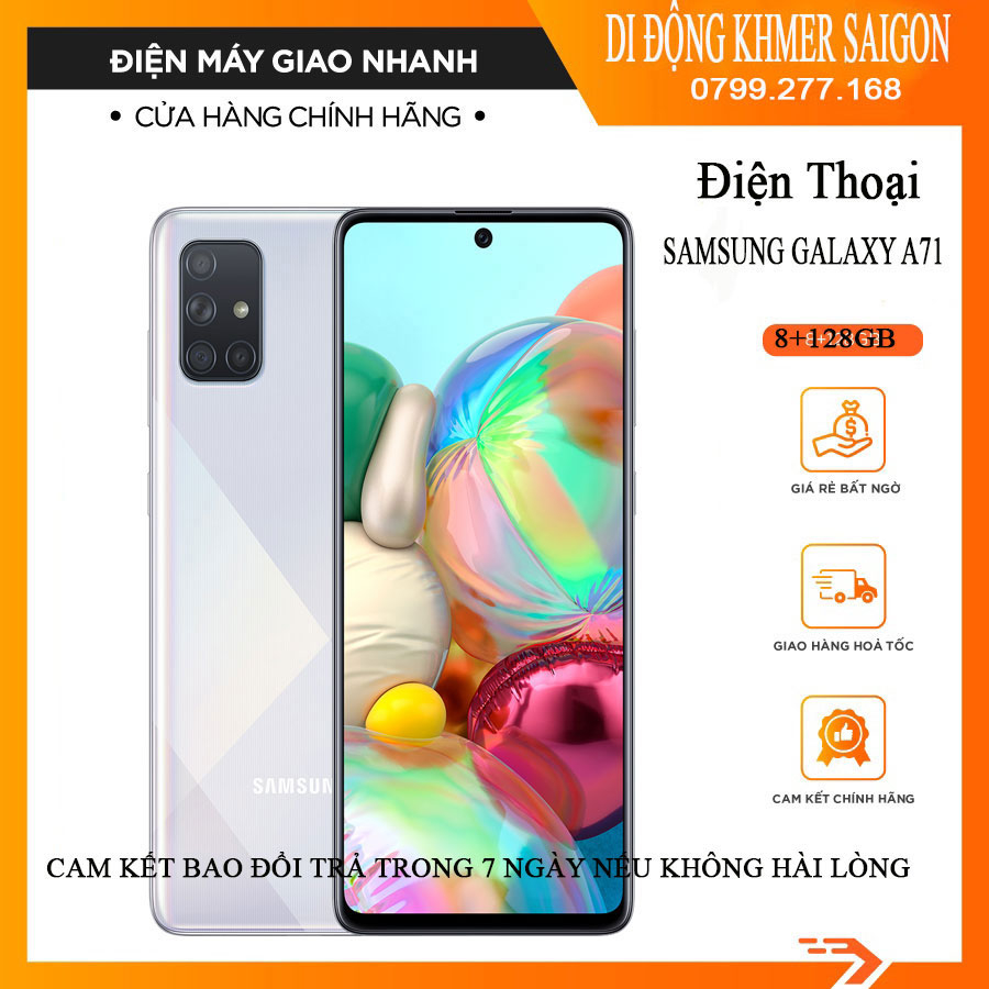 Điện thoại Samsung Galaxy A71 Ram 8G/128GB máy chính hãng | Shopee Việt Nam