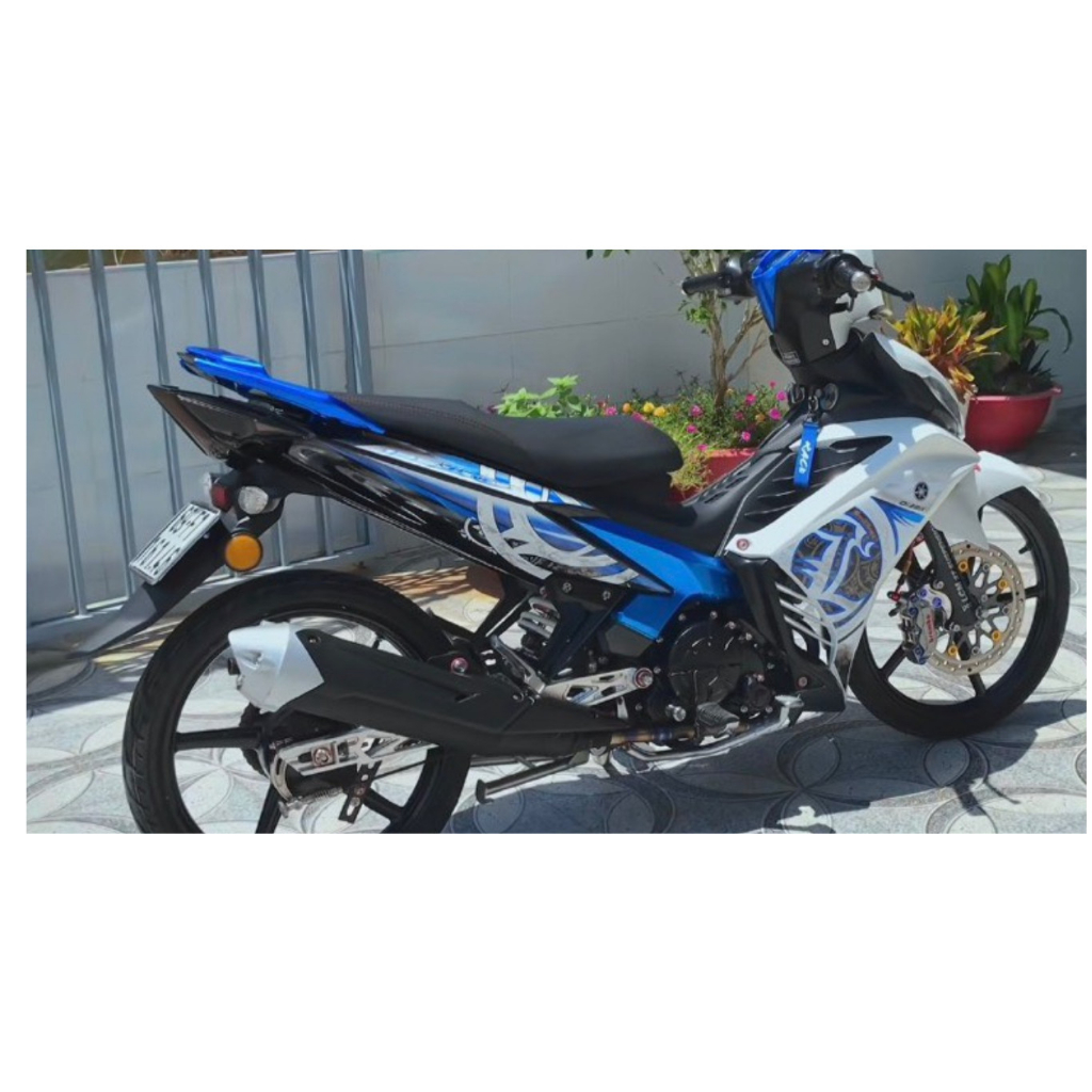 TEM EXCITER 135 LC XANH TRẮNG MÃ LAI TEM CAO CẤP 3 LỚP SIÊU BỀN SIÊU ...