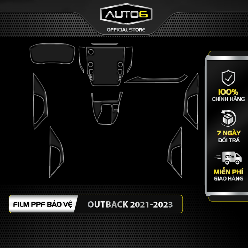 SUBARU OUTBACK 2021-2024: Film PPF CAO CẤP dán xe trong suốt, chống ...