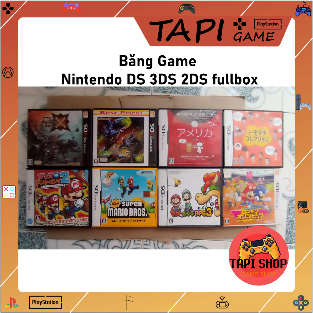 Băng Game Nintendo DS 3DS 2DS fullbox ( 2ND ) | Shopee Việt Nam
