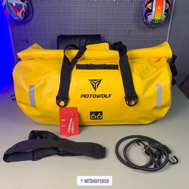 [MTshop]Túi Motowolf chống nước Vàng 66L | Shopee Việt Nam