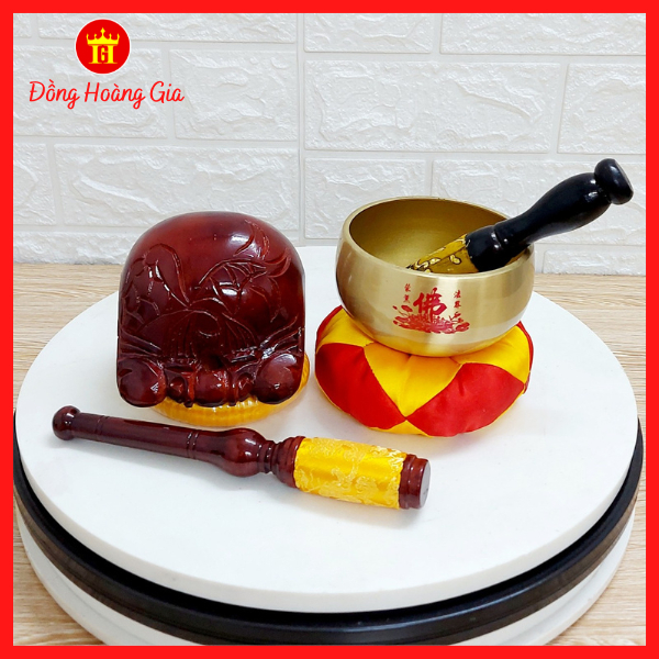 Chuông Mõ Tụng Kinh Cỡ Nhỏ, Chuông Mõ Mini Cầm Tay 3in | Shopee Việt Nam
