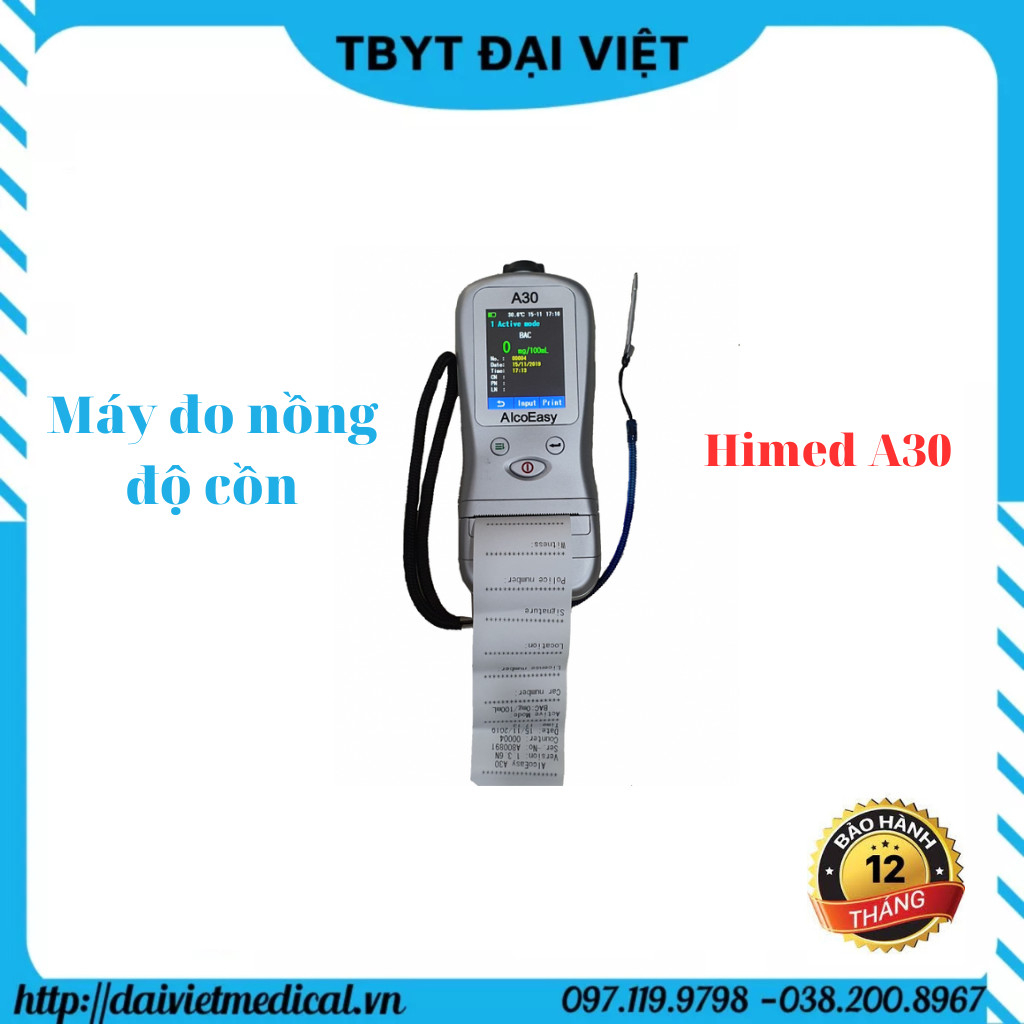 Máy đo nồng độ cồn Himed A30 (tích hợp máy in) | Shopee Việt Nam