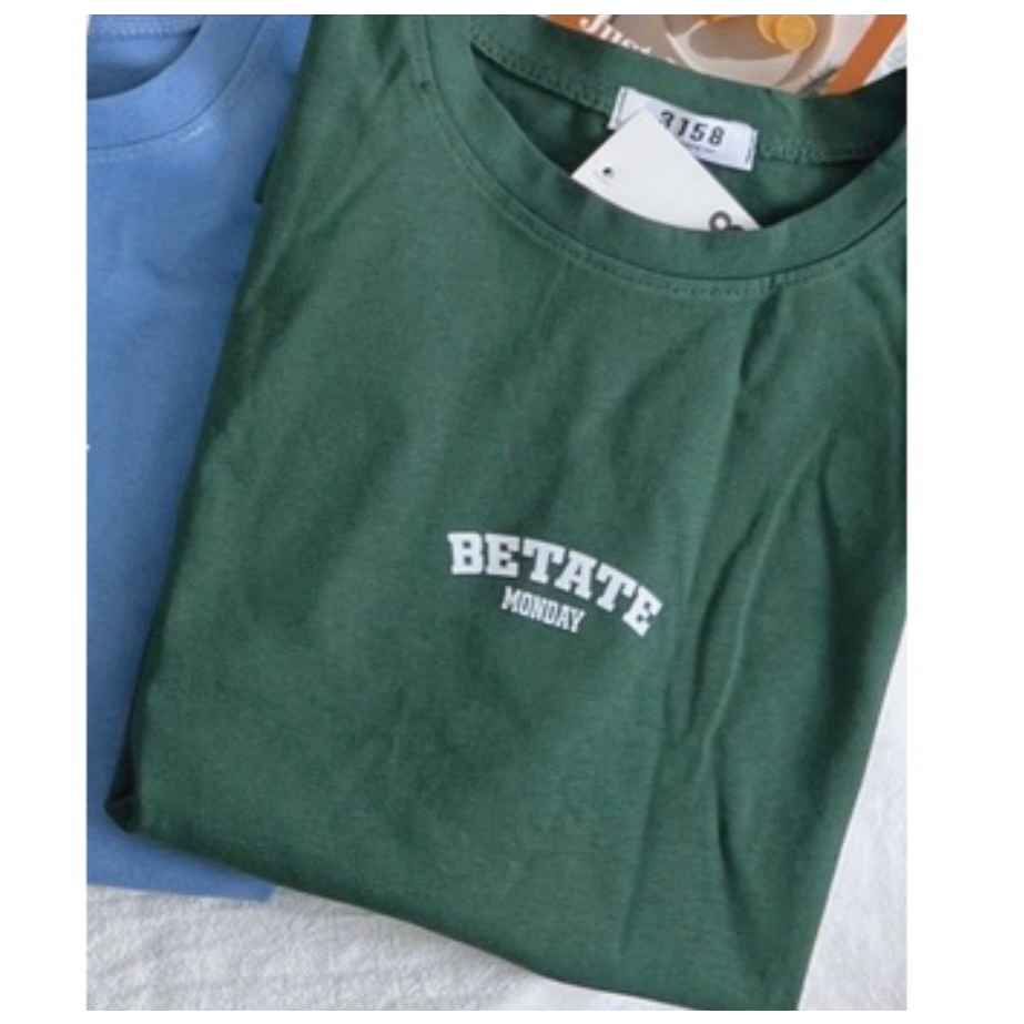 Áo thun phông nữ 3158 chất cotton khô thoáng mát, form rộng tay lỡ THE ...