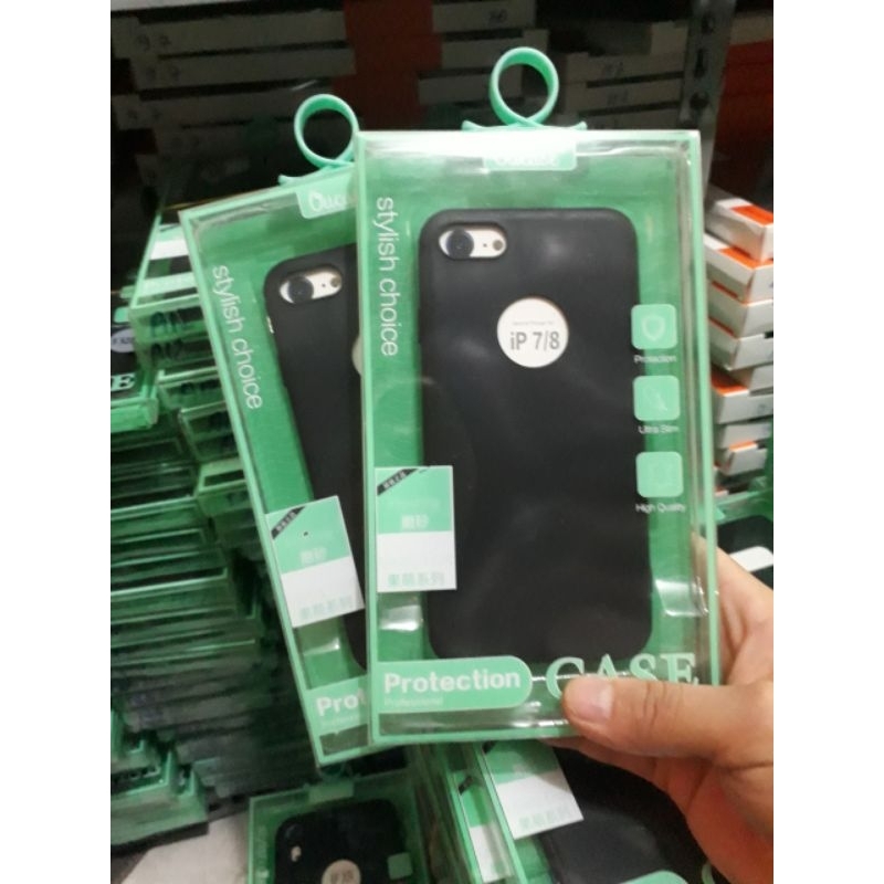 Ốp lưng ou case cho iphone 7 plus/8 plus/7/8/6 plus/6/6s/5/5s silicon dẻo màu | Shopee Việt Nam