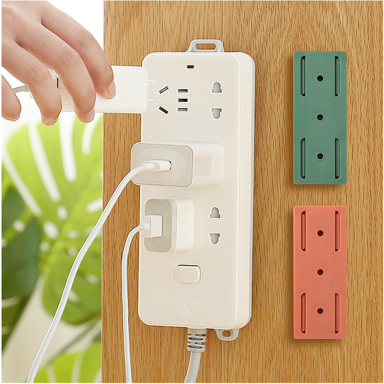 Miếng Dán Tường Treo Ổ Cắm Điện, Modem Wifi/ Giá Đỡ Treo Tường Cố Định ...