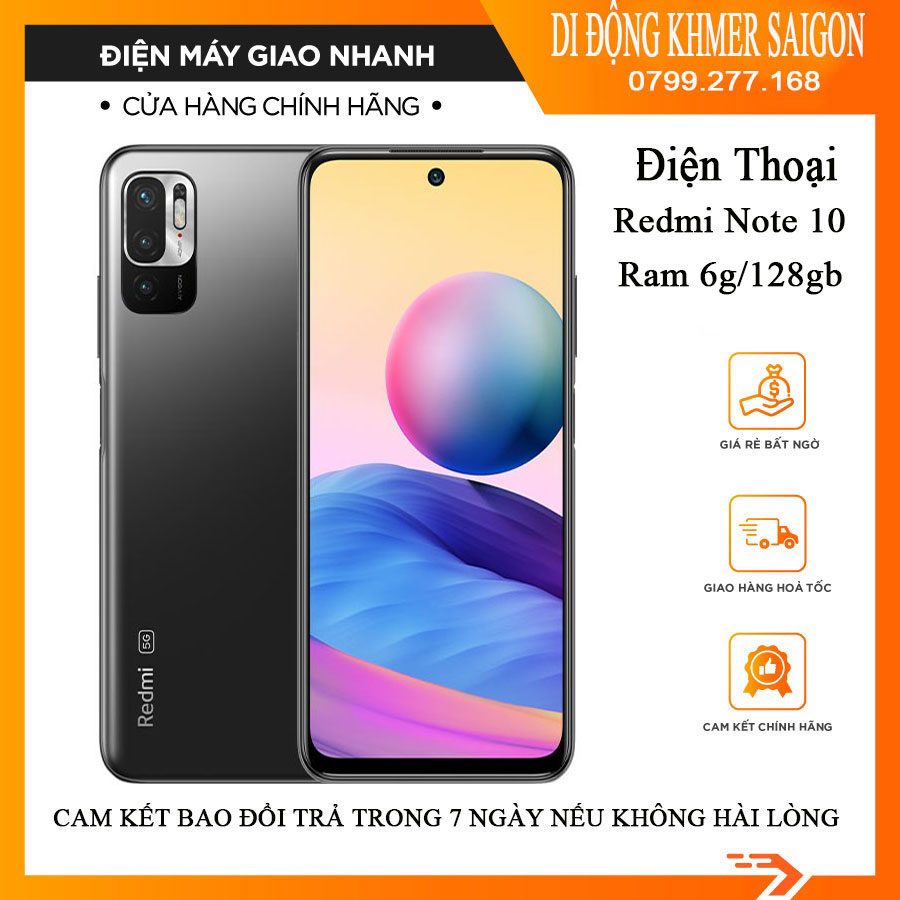 Điện thoại Redmi Note 10 Ram 6G/128GB máy chính hãng | Shopee Việt Nam
