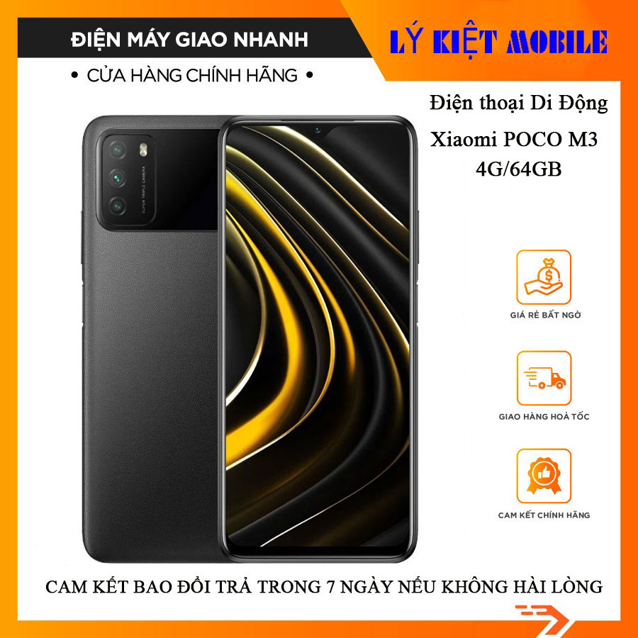 Điện thoại xiaomi Poco M3 Ram 4G bộ nhớ 64GB | Shopee Việt Nam