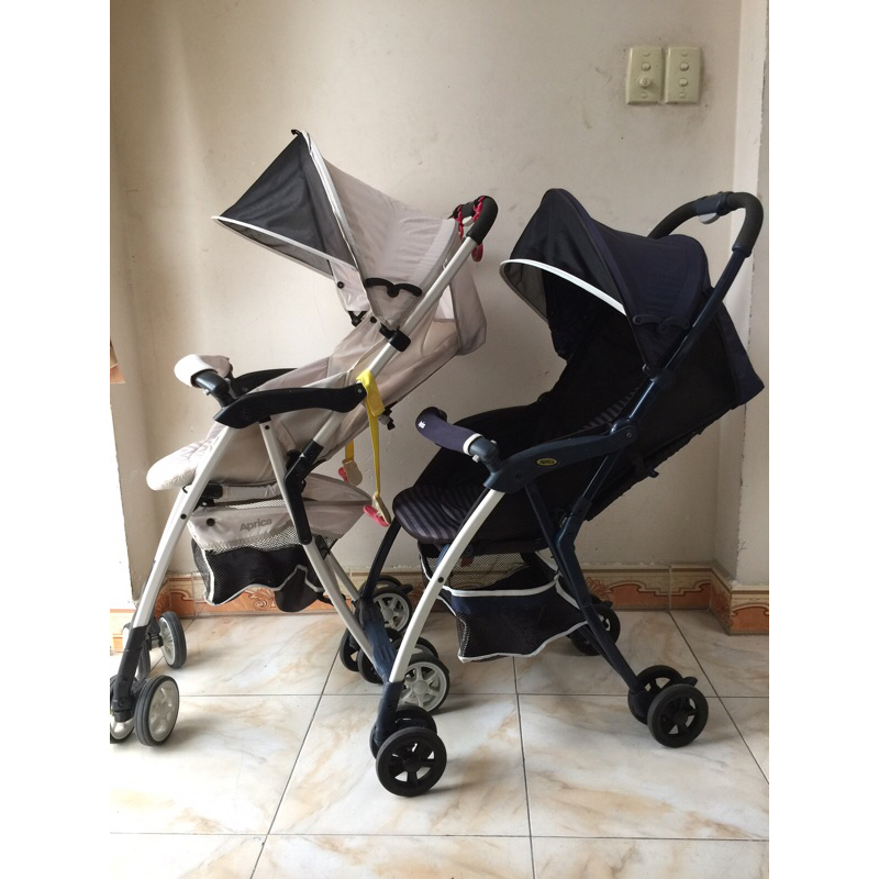 Xe đẩy Aprica Magical air plus màu trắng nội địa nhật | Shopee Việt Nam
