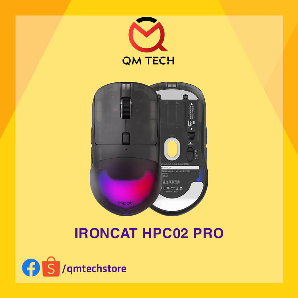 [NEW] Chuột chơi game không dây IRONCAT HPC02 PRO / HPC02M PRO - QMTECH ...
