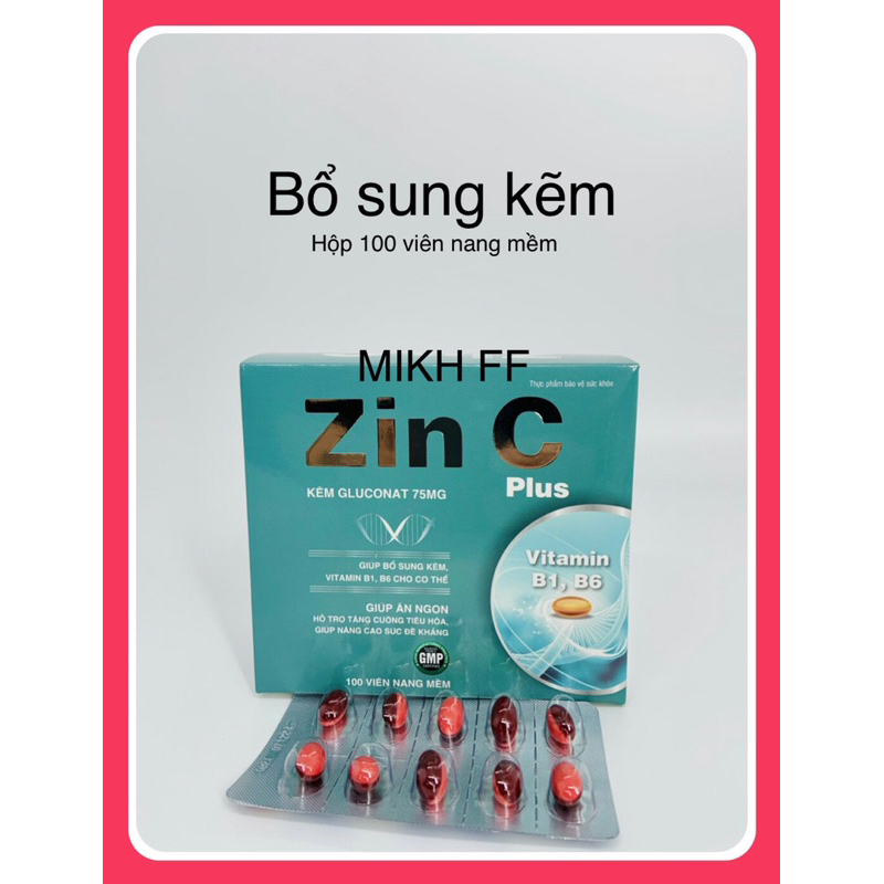 ZIN C plus- viên uống bổ sung kẽm cho cơ thể | Shopee Việt Nam