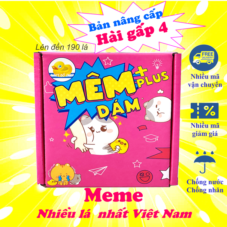 Bài Meme Mêm bộ 154 lá boardgame học đường hài hước | Shopee Việt Nam