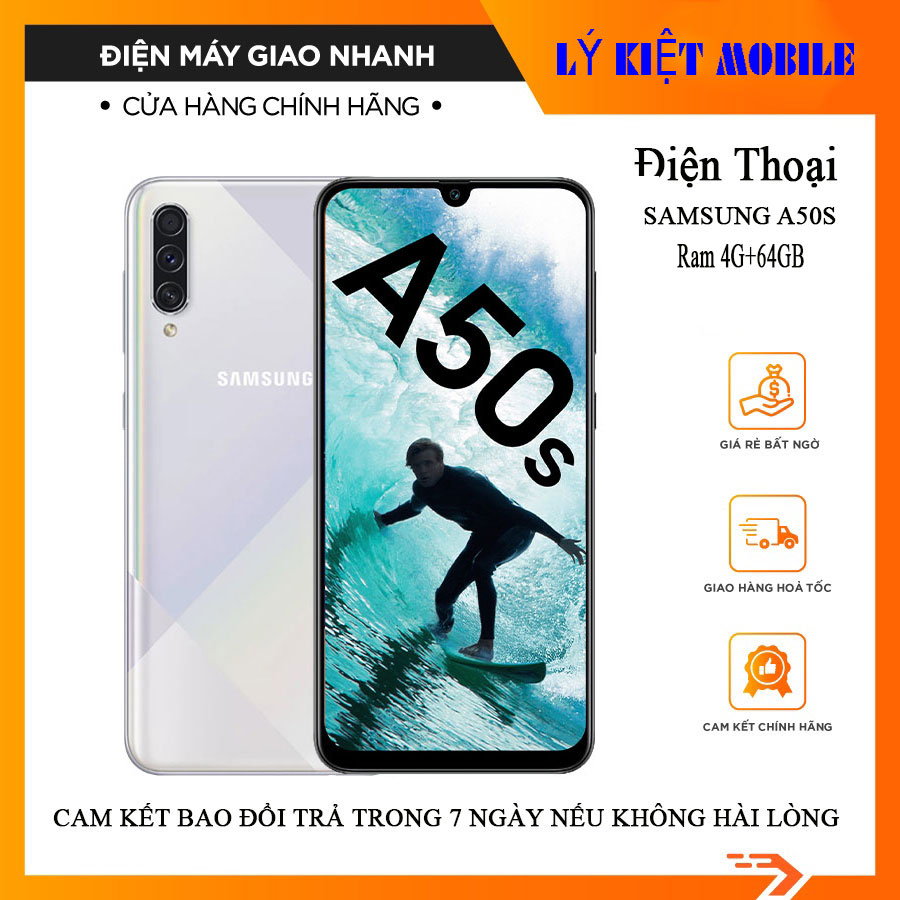 Điện thoại Samsung Galaxy A50s 4GB/64GB máy Zin full chức năng chính ...