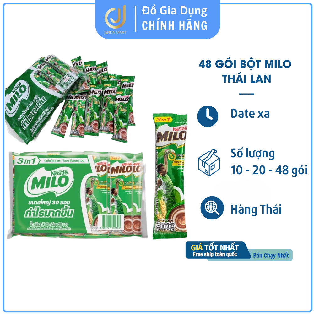 1 Gói Bột Milo Hoà Tan 3 in 1 Thái Lan - Thực phẩm bổ sung thức uống ...