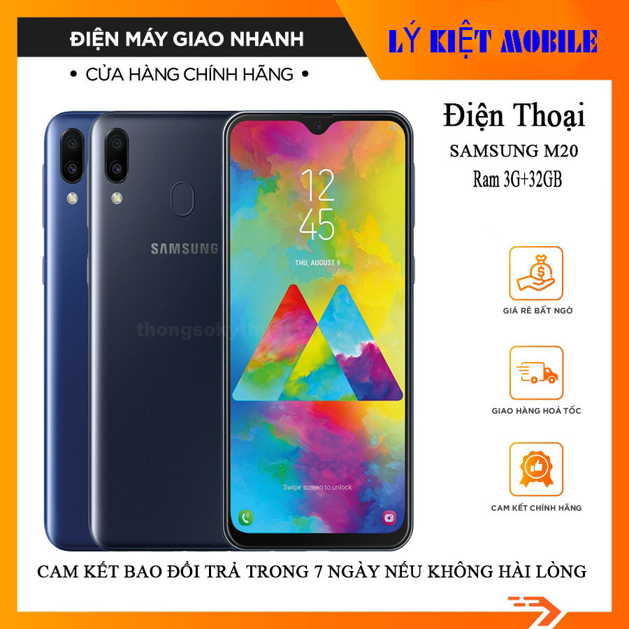 Điện thoại Samsung Galaxy M20 RAM 3G/32GB PIN 5000 | Shopee Việt Nam
