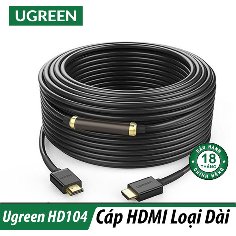 Dây HDMI UGREEN 10110 10111 10112 10113 HD104 ( HDMI 1.4 Hổ trợ 3D+IC ...