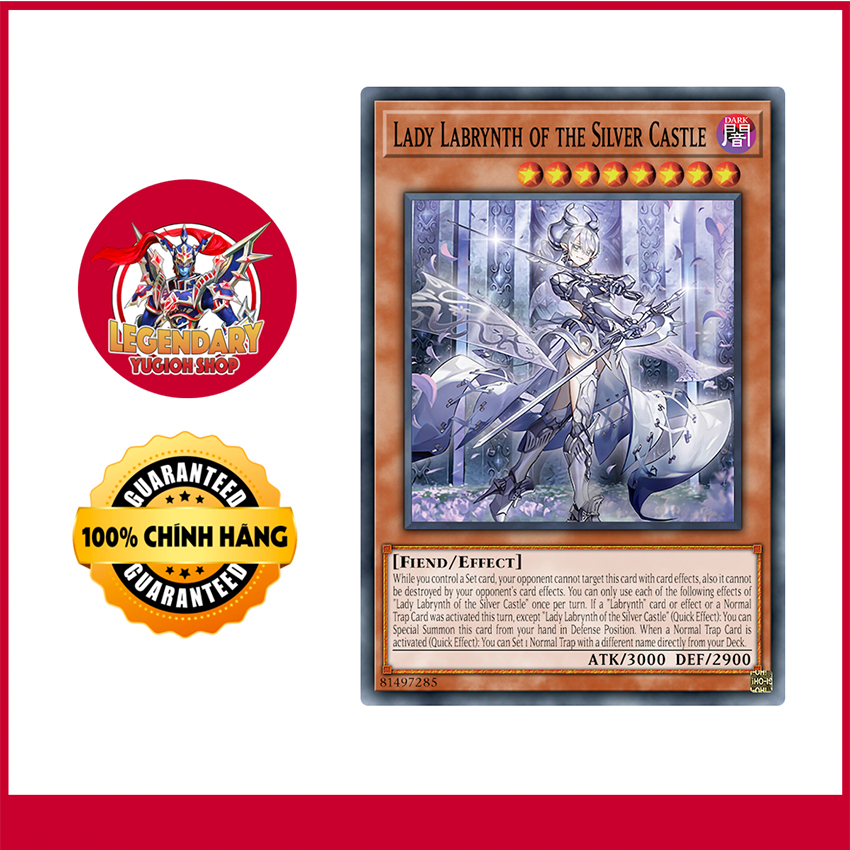 [Thẻ Bài Yugioh Chính Hãng] Lady Labrynth of the Silver Castle | Shopee ...