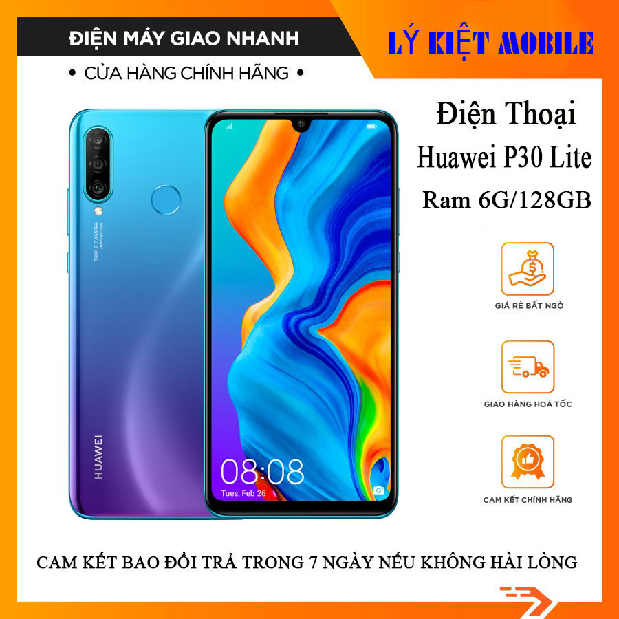 Điện thoại Huawei P30 lite Ram 6G/128GB máy chính hãng | Shopee Việt Nam