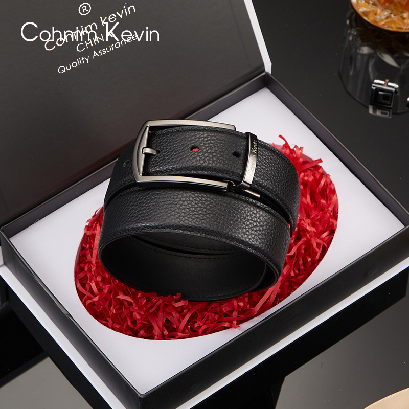 Thắt lưng nam da bò nguyên tấm cao cấp Cohim Kevin, Dây nịt nam khóa ...