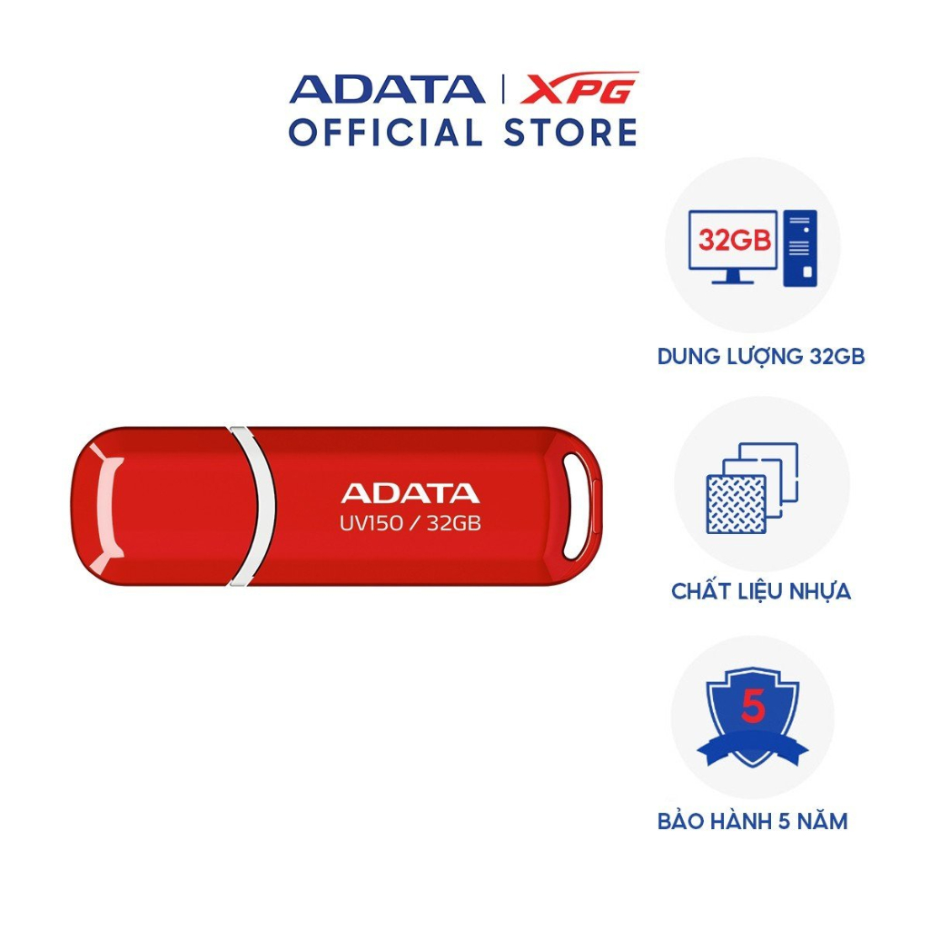 USB ADATA 3.2 UV150 (32Gb/64Gb) | Shopee Việt Nam