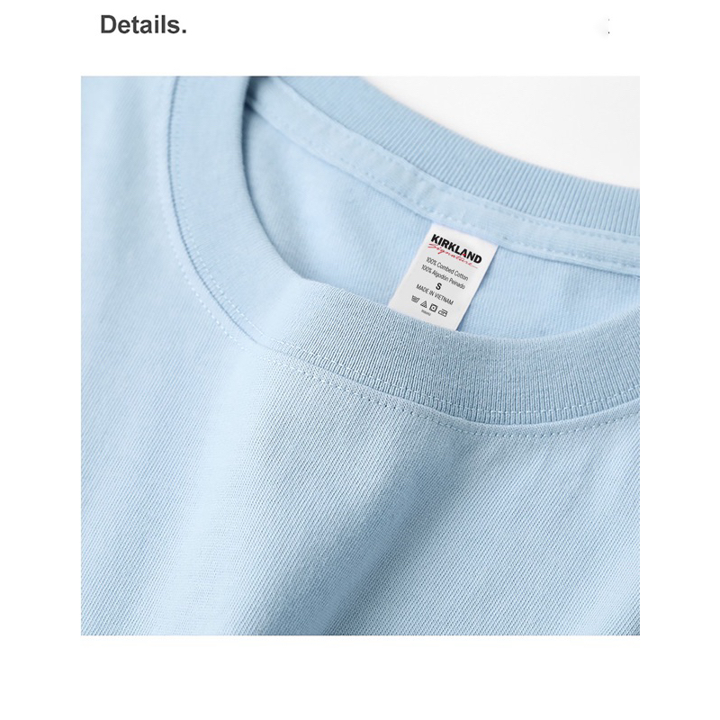 ÁO THUN KIRKLAND MÃ XANH DƯƠNG / 5H1T | Shopee Việt Nam