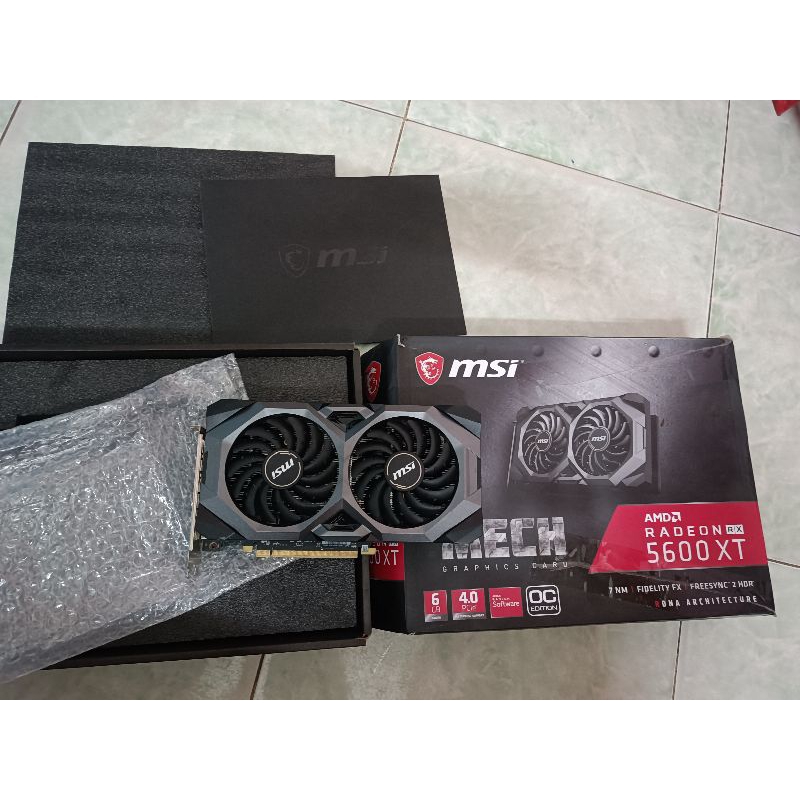 Card màn hình MSI RX 5600XT 6Gb | Shopee Việt Nam
