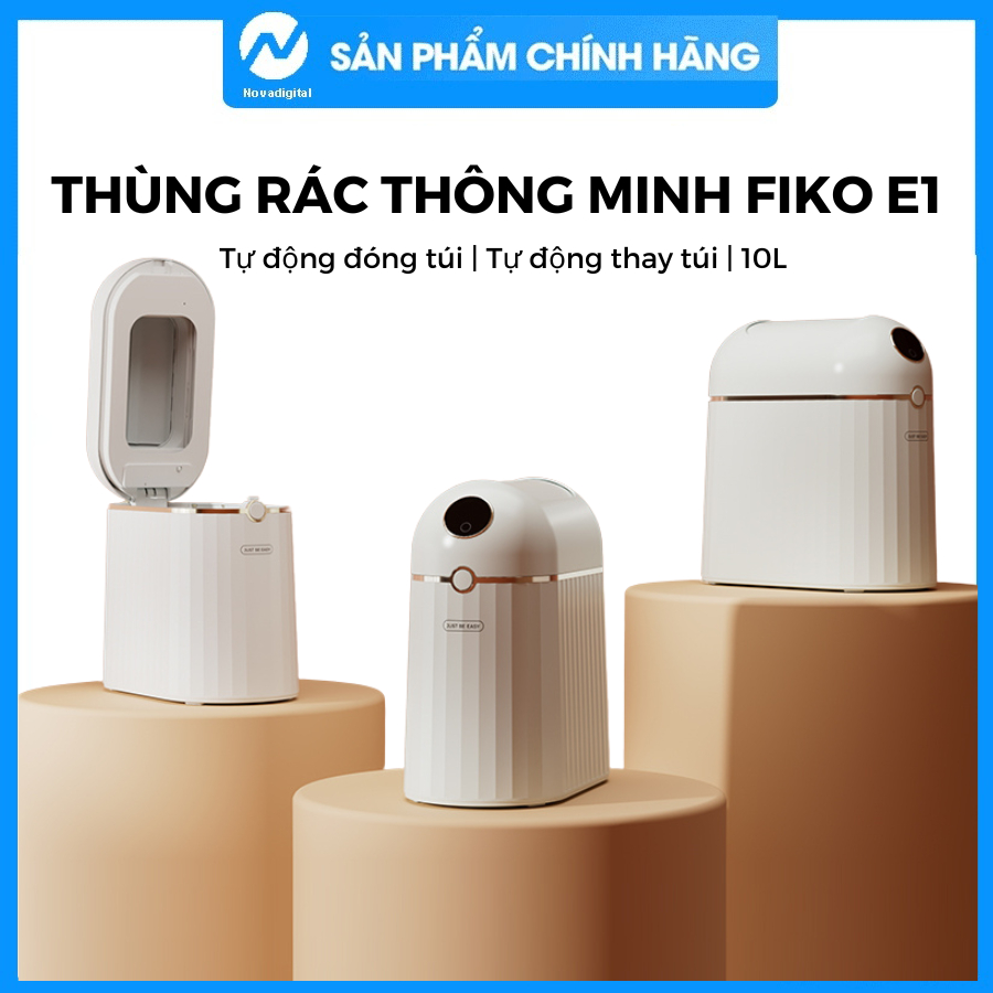Thùng rác thông minh FIKO E1 | Shopee Việt Nam