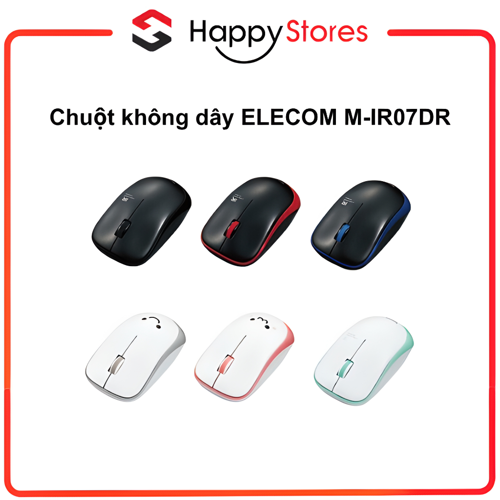 [Chính Hãng] Chuột không dây ELECOM M-IR07DR độ nhạy 1000dpi bảo hành 1 năm - HappyStores ...