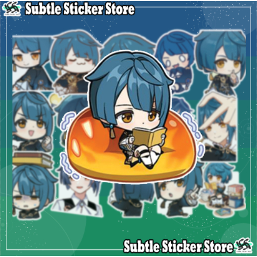 [Genshin Impact] - Set 10/15 cái Sticker Xingqui game Genshin Impact ...