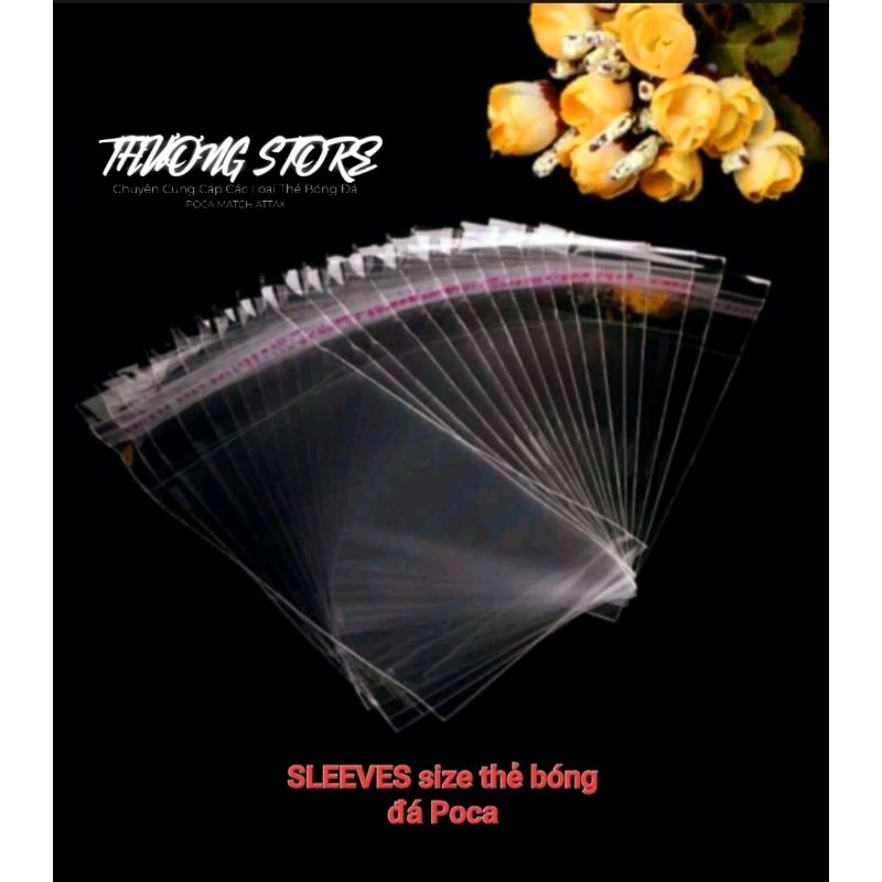SLEEVES - TÚI KÍNH CÓ MIẾNG DÁN PHÙ HỢP VỚI THẺ CẦU THỦ BÓNG ĐÁ SIZE ...
