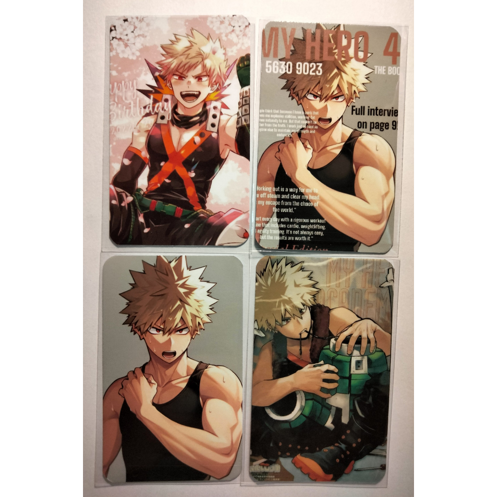 (Hàng sẵn) Card artist Anime My hero Academia char Shoto , Baku ...