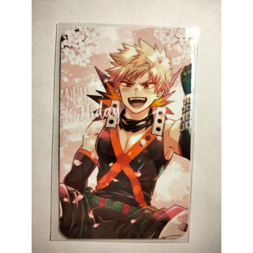 (Hàng sẵn) Card artist Anime My hero Academia char Shoto , Baku ...