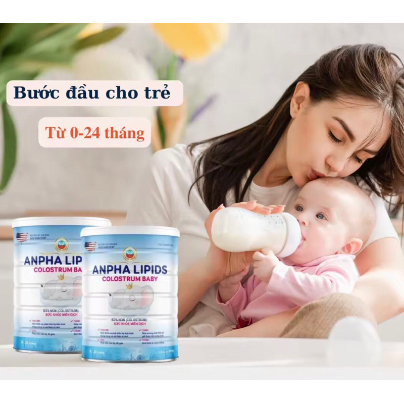 [CHÍNH HÃNG] Sữa non Anpha Lipids Colostrum dành cho trẻ 0-24th 450gr ...