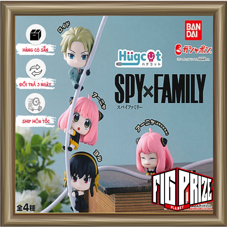 Mô hình Gacha ôm cáp Loid Yor Anya Forger Spy x Family Hug cot - BANDAI ...