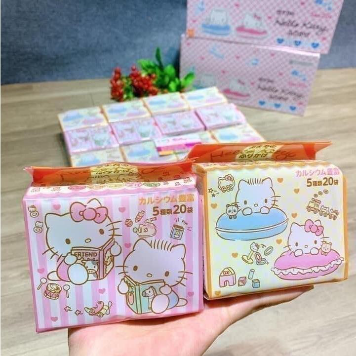 Gia vị rắc cơm Hello Kitty 20 gói nhỏ | Shopee Việt Nam