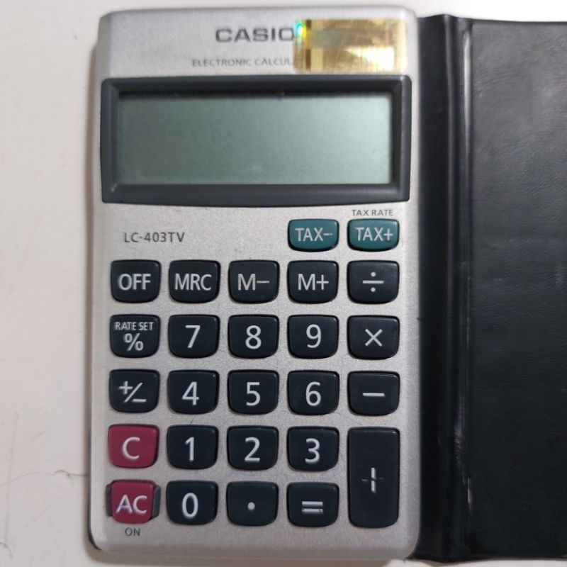 Máy tính CASIO LC - 403TV (hàng ZIN chính hãng CASIO-BITEX_ đã qua sử dụng) | Shopee Việt Nam