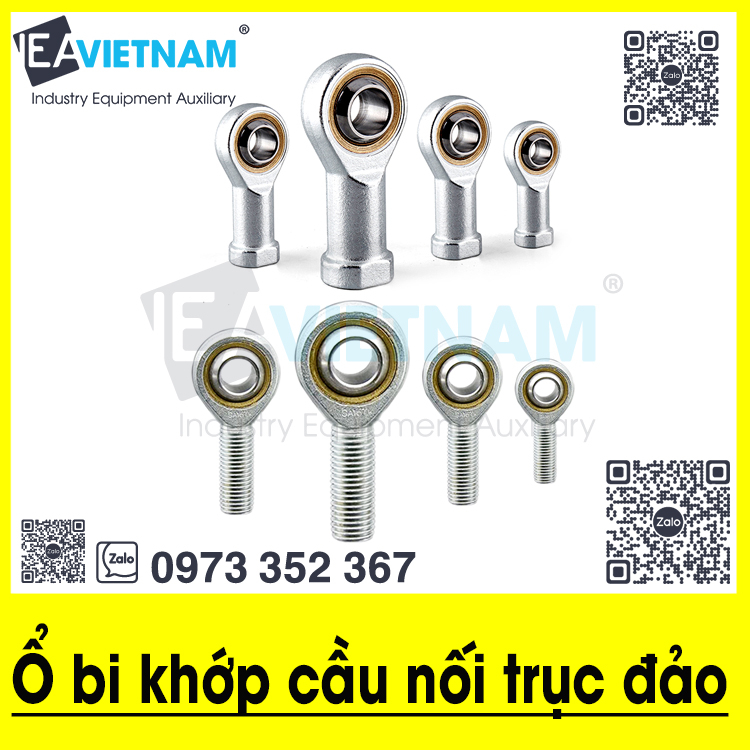 Vòng bi mắt trâu SA SI ...T/K 5mm 6mm 8mm 10mm 12mm 14mm 16mm 18mm 20mm ...