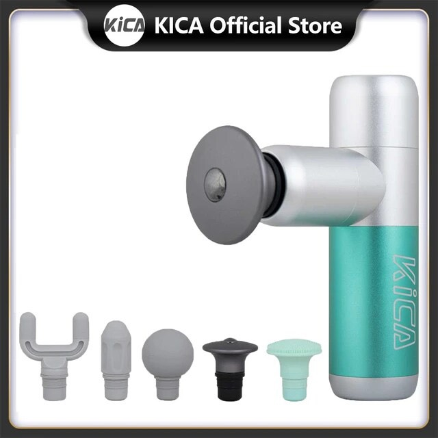 Súng mát-xa mini cầm tay KICA Mini 3 cấp độ 5 đầu thay thế giảm đau Cơ ...