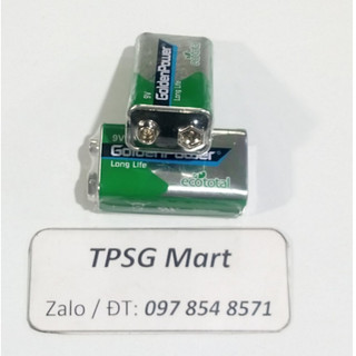 Pin 9V GoldenPower (6F22 - G6F22 9V) - Pin Vuông) | Shopee Việt Nam