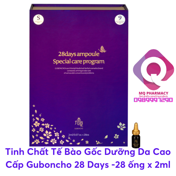 Tinh Chất Tế Bào Gốc Dưỡng Da Cao Cấp Guboncho 28 Days - 28 ống x 2ml ...