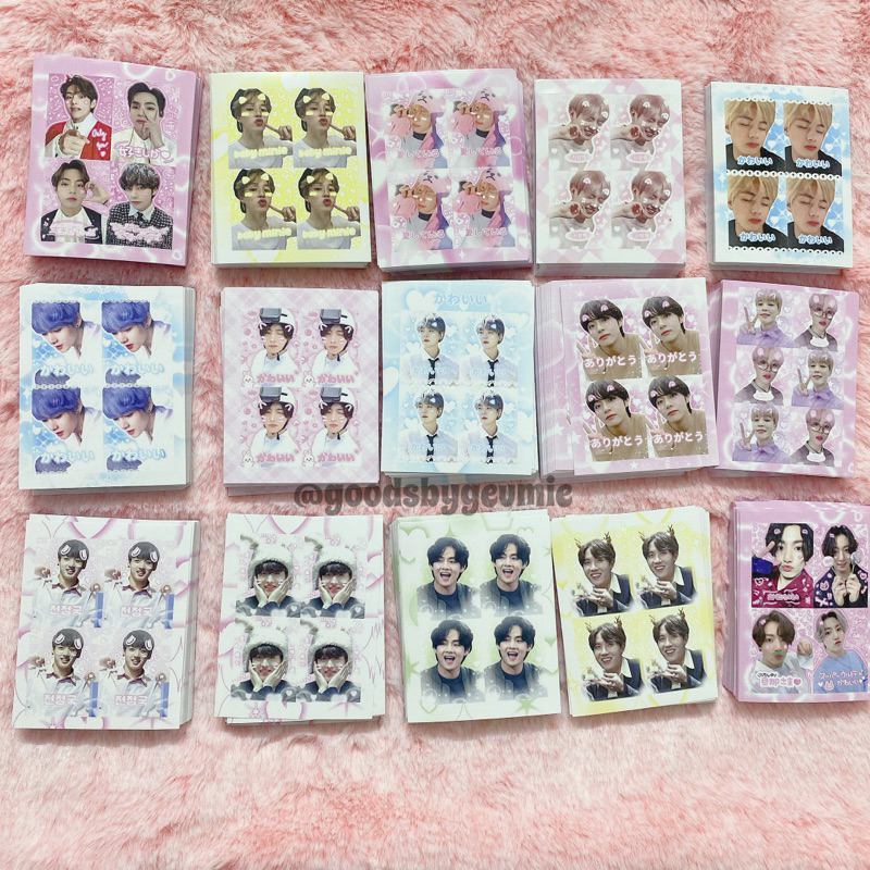 Box mix sticker tấm BTS | Shopee Việt Nam