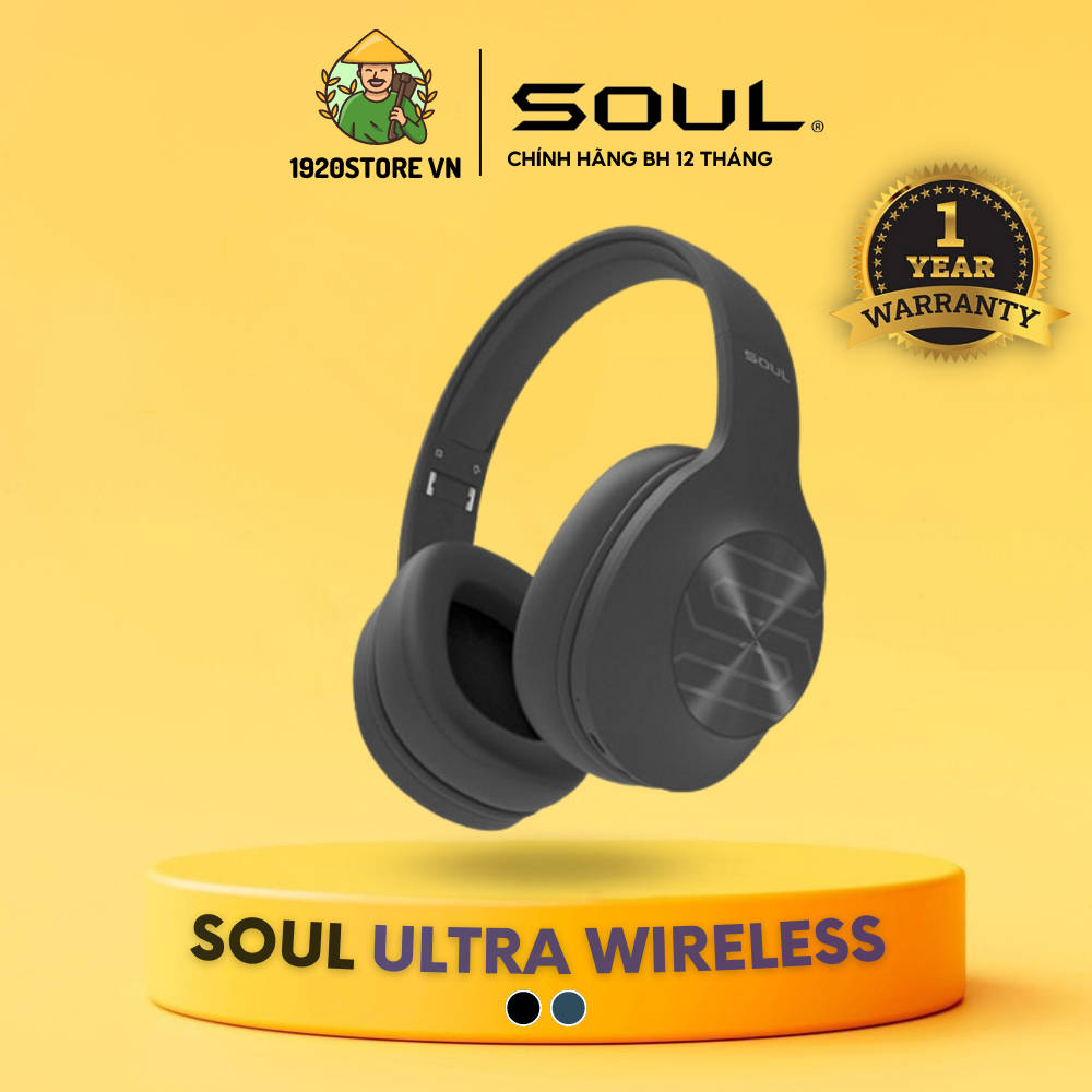 【Giao Hỏa Tốc】Tai Nghe Bluetooth Headphone Soul Ultra Wireless 2, Nghe ...