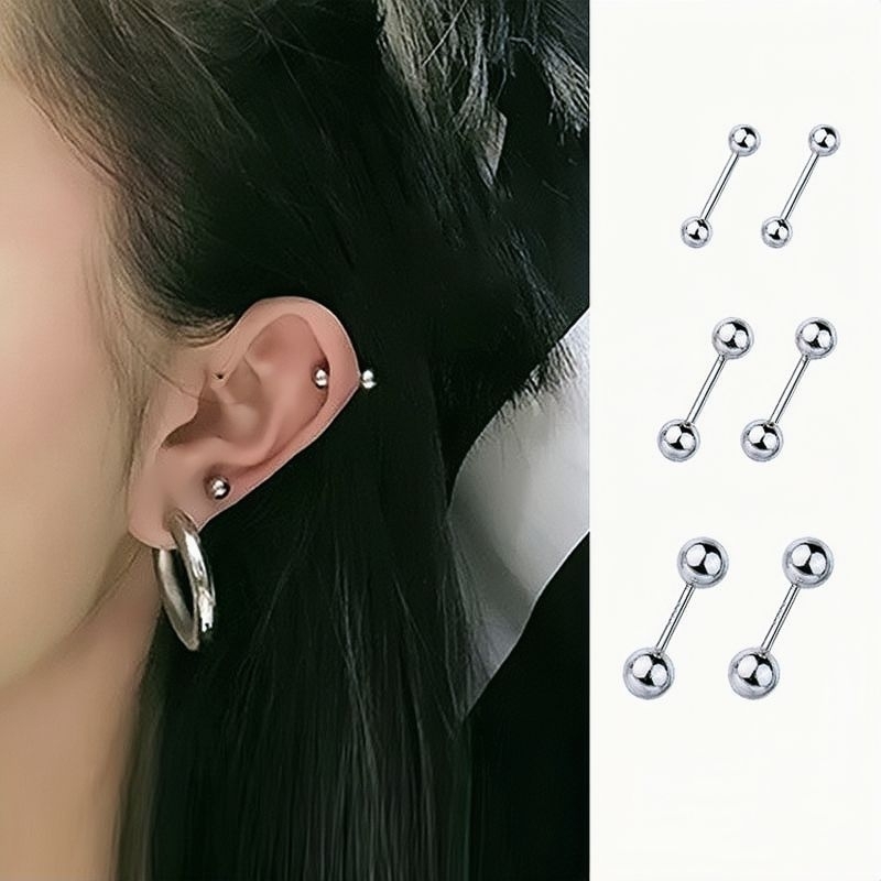 (1 chiếc) Khuyên Cơ Bản - SALE - Khuyên thép y tế không gỉ - Khuyên Tai ...