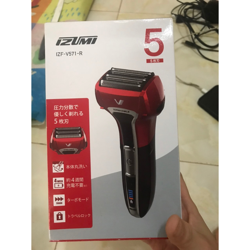 Máy cạo râu cao cấp 5 lưỡi IZUMI IZF-V571-R - Chống nước IPX7 | Shopee Việt Nam