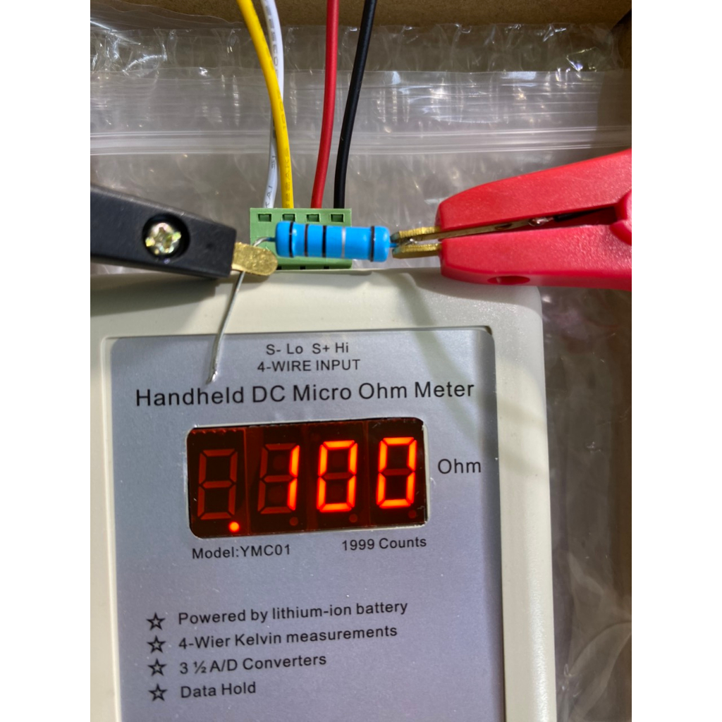 Đồng hồ đo milliohm 4 dây đo được điện trở của MOSFET đo nhỏ nhất 1 ...